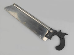 Amputating saw, with ebony handle and spare blade | Online Collection ...