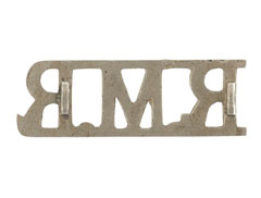 Shoulder title, Rangoon Mounted Rifles, 1920-1937 | Online Collection ...