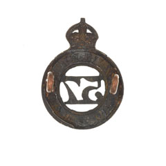 Cap badge, 57th Wilde's Rifles (Frontier Force), pre-1903 | Online ...