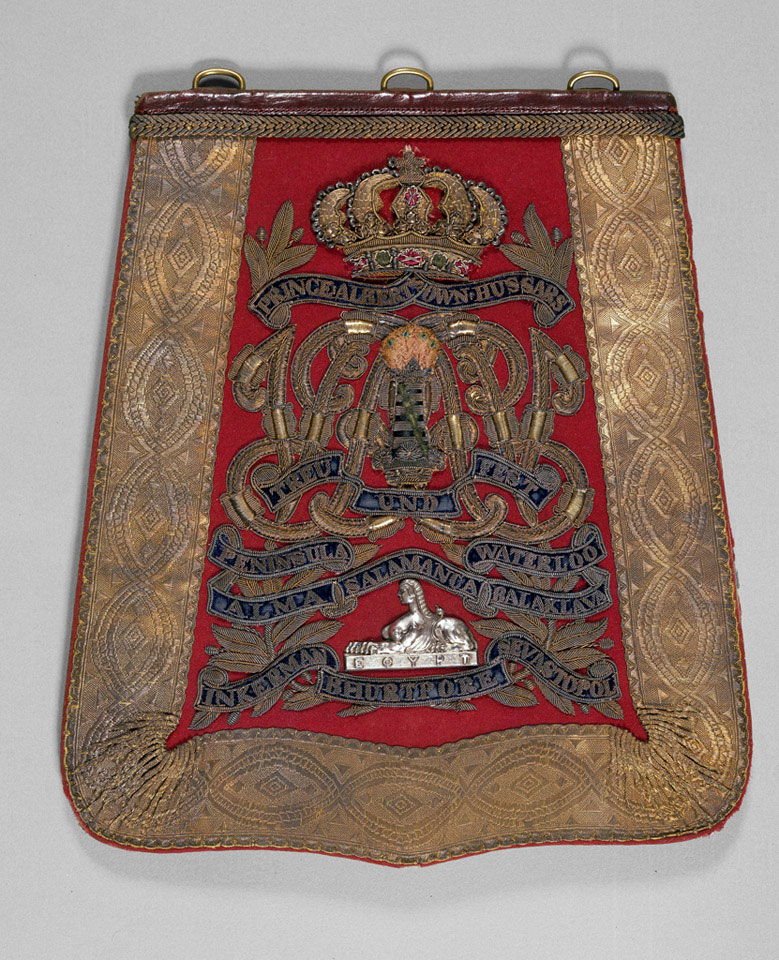 Sabretache, officer, full dress, Sir Augustus Fitzgeorge, 11th (Prince ...