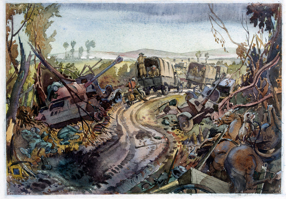 Trun-Chambois Road, September 1944 | Online Collection | National Army ...