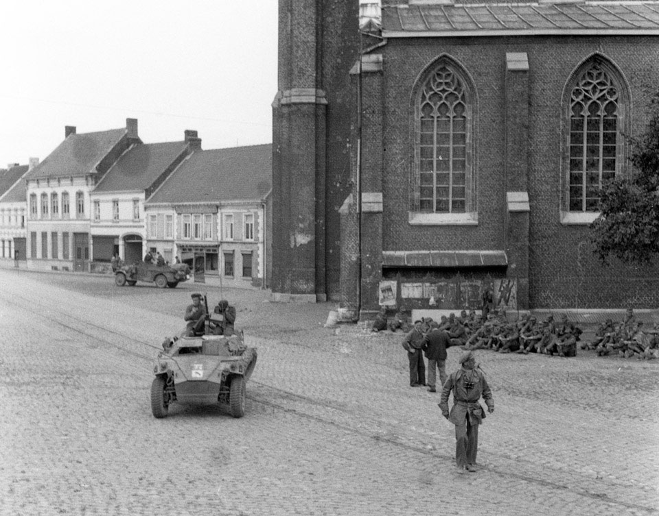 'Square in Cruyshautem', Belgium, 1944 | Online Collection | National ...