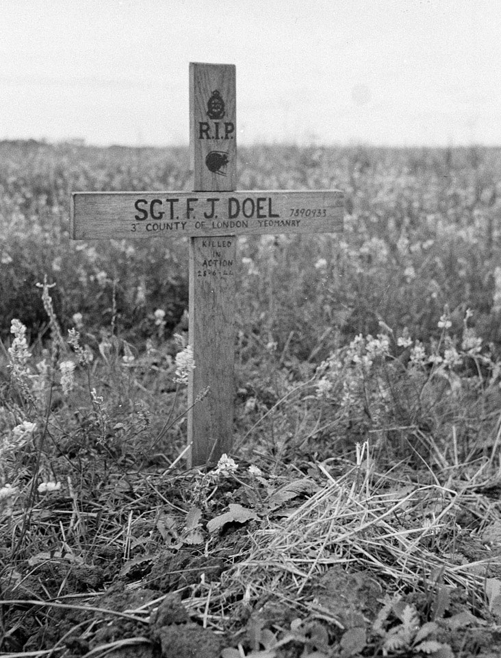 Grave of Sergeant F J Doel, 3rd County of London Yeomanry ...