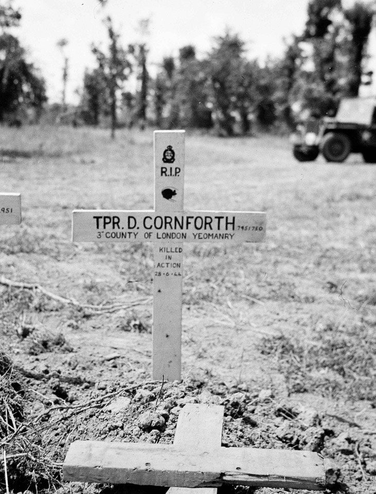 Grave of Trooper D Cornforth, 3rd County of London Yeomanry ...