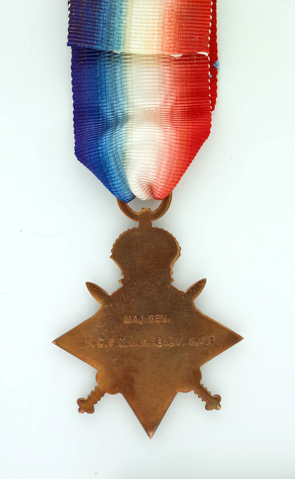 1914 Star, with clasp: '5th Aug.-22 Nov. 1914', General Sir Cecil ...