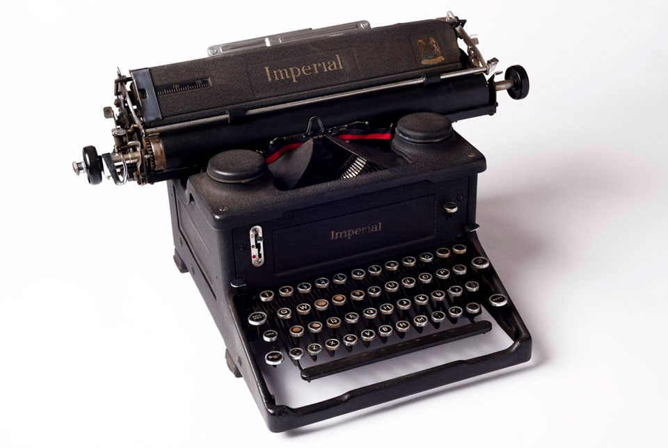 Imperial typewriter, Auxiliary Territorial Service, 1935 (c) | Online ...