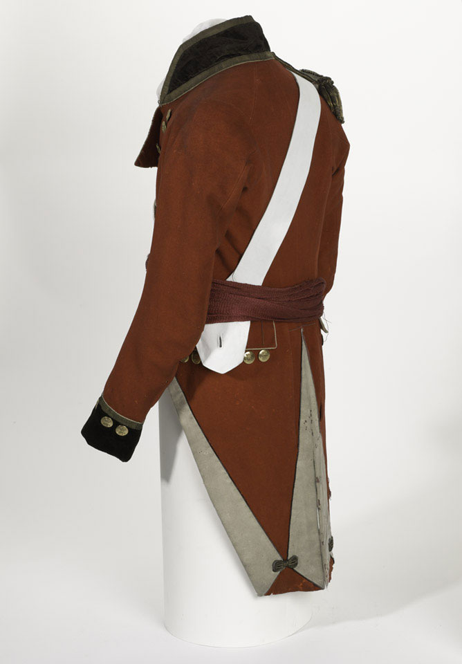 Coatee worn by Captain W Barlow, Writtle Loyal Volunteers, 1812 ...