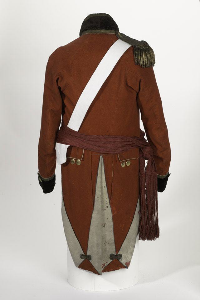 Coatee worn by Captain W Barlow, Writtle Loyal Volunteers, 1812 ...