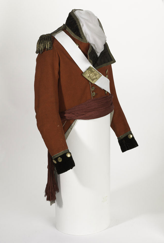 Coatee worn by Captain W Barlow, Writtle Loyal Volunteers, 1812 ...