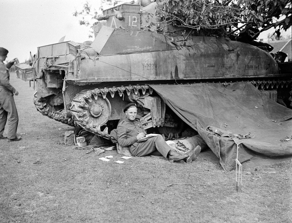 3rd/4th County of London Yeomanry (Sharpshooters) bivouac, Velveken ...
