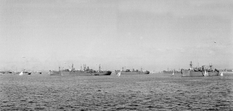 'Invasion fleet in the harbour', Egypt, 1943 | Online Collection ...