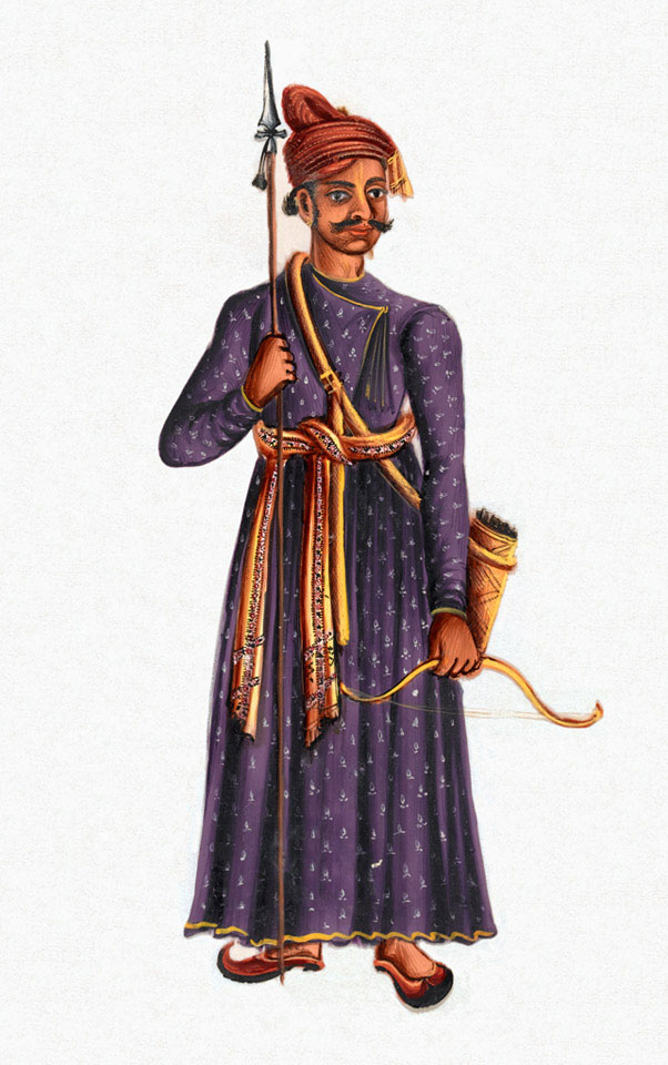 'A Patan', India, 1835 (c) | Online Collection | National Army Museum ...
