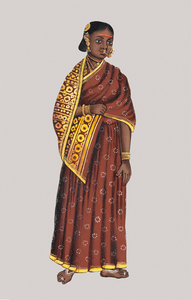 The wife of a Hindu priest, India, 1835 (c). | Online Collection ...