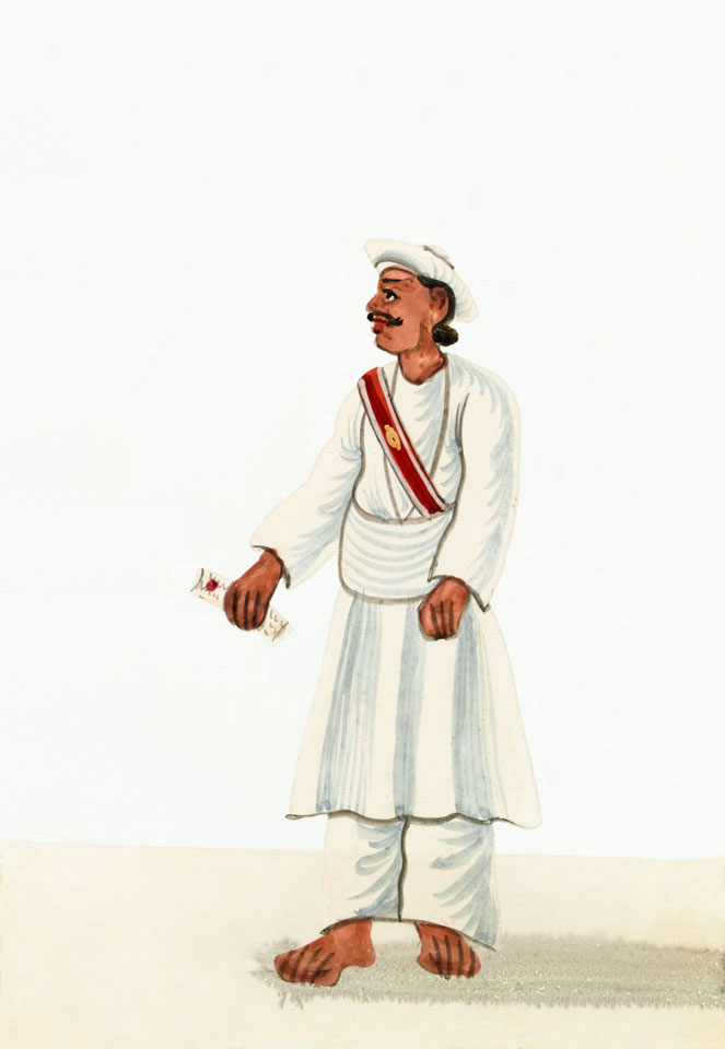 Indian man holding document, 1860 (c) | Online Collection | National ...