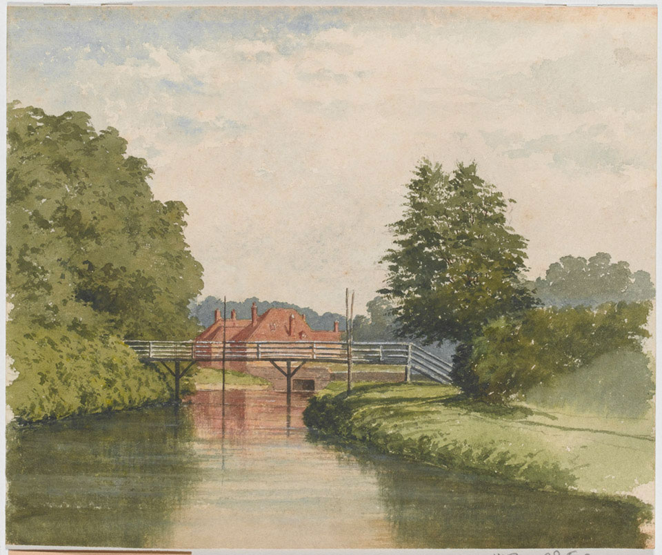 'The canal at Hythe', no date | Online Collection | National Army ...