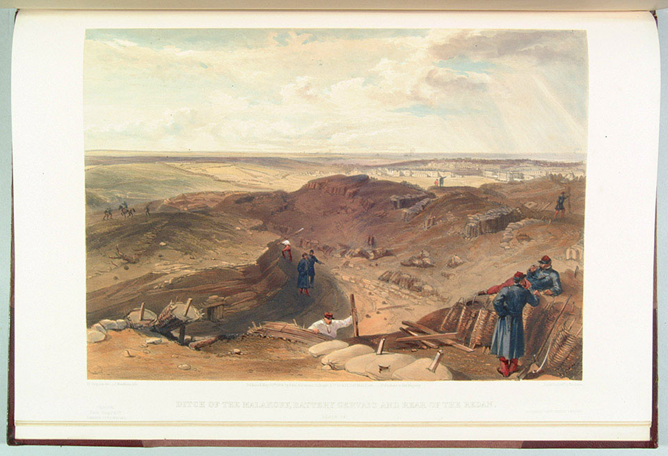 'Ditch of the Malakoff, Battery Gervais And Rear of the Redan', 1855 ...