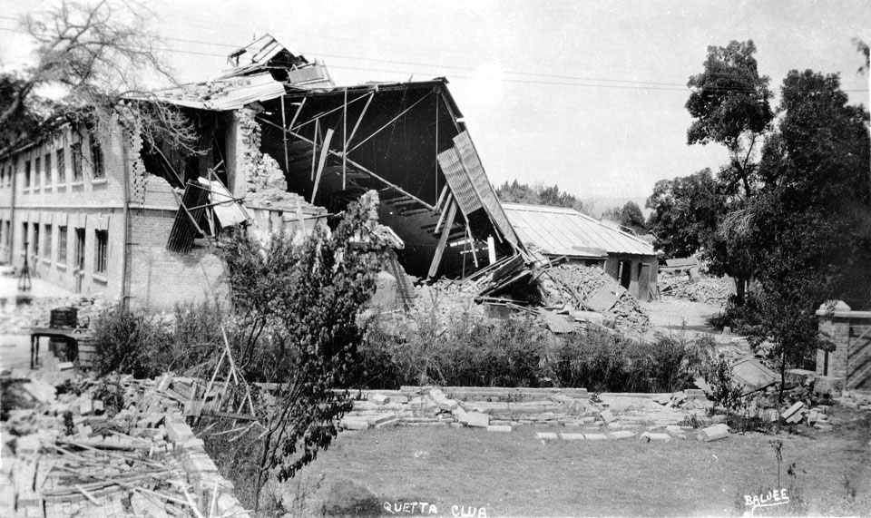 The Quetta Club, after the earthquake in 1935 | Online Collection ...