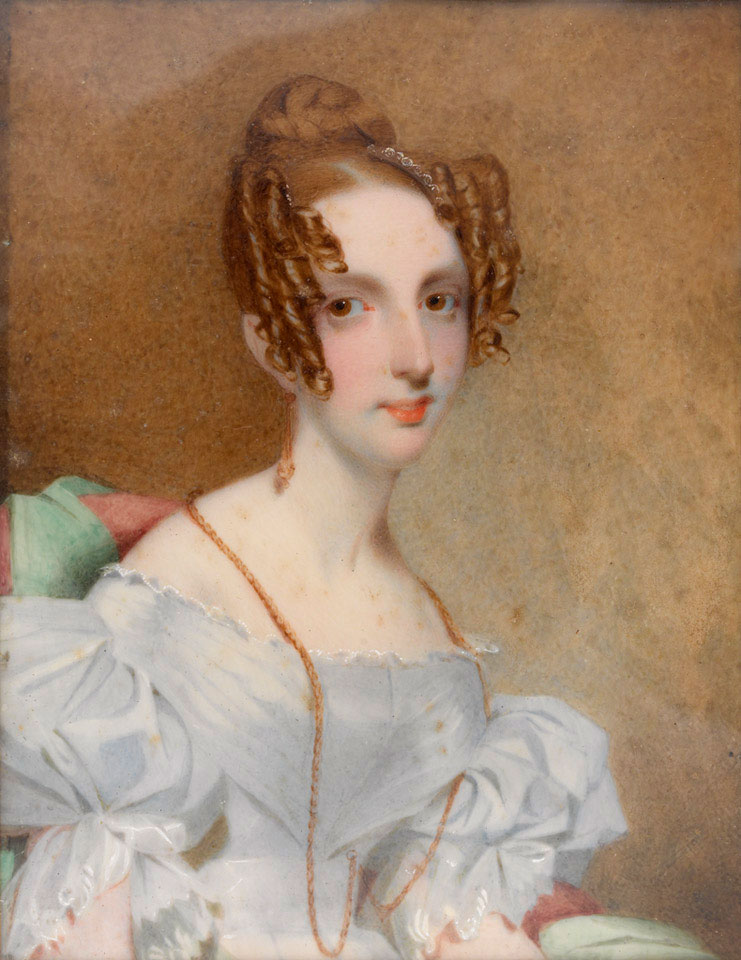 Mary Brett (1809-1838), wife of Major-General William Brett (1803-1858 ...