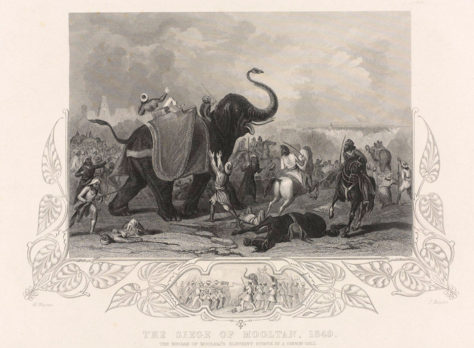 'The Siege of Mooltan', 1849 | Online Collection | National Army Museum ...