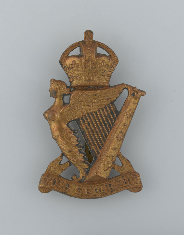 Cap badge, other ranks, Royal Irish Rifles, 1902-1913 | Online ...