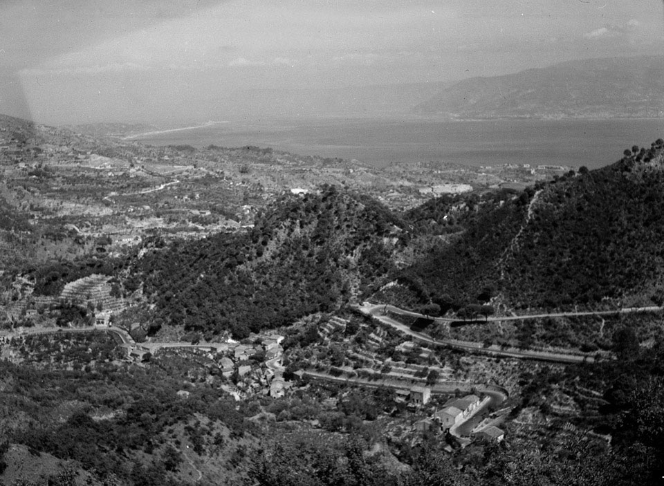 Straits of Messina and the Italian coast, Sicily, 1943 | Online ...