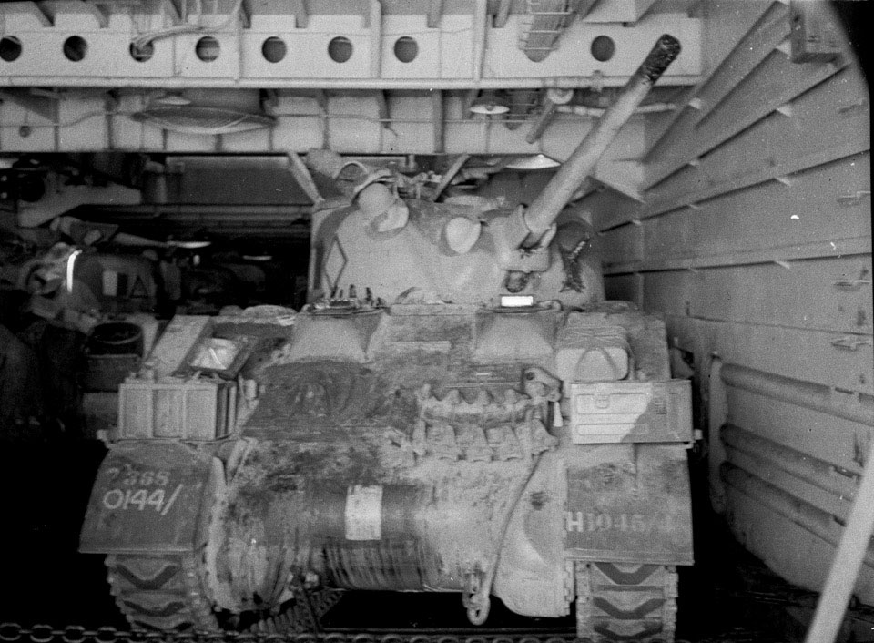 Inside a Landing Ship Tank (LST) at Catania in Sicily, 1943 | Online ...