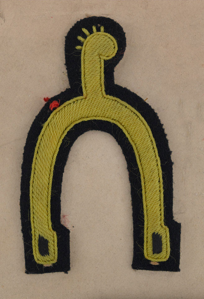 Badge, rough rider, other ranks, Cavalry and Army Service Corps, sealed ...