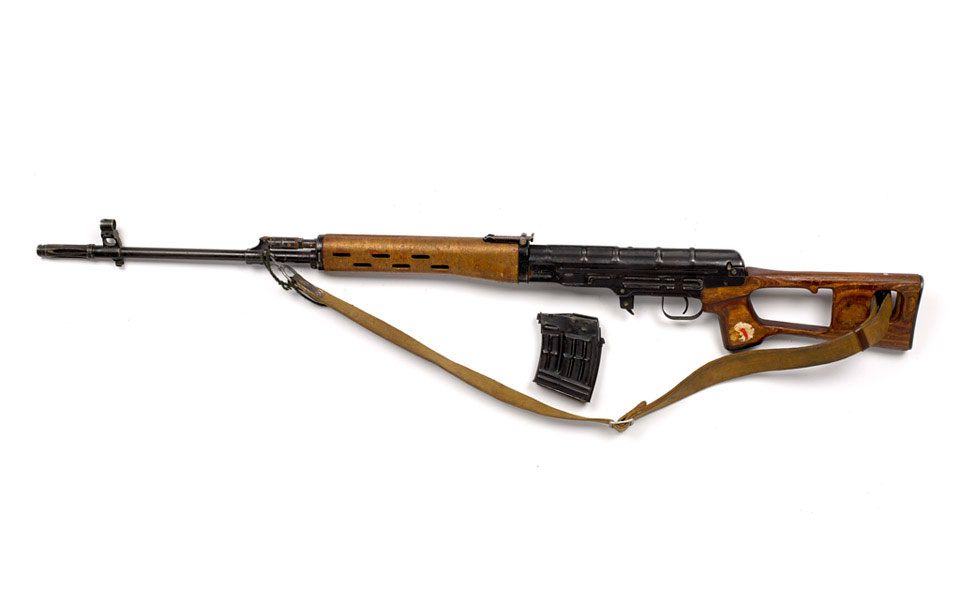 Dragunov 7.62 mm self-loading sniper rifle, Iraqi forces, 1990-1991 ...