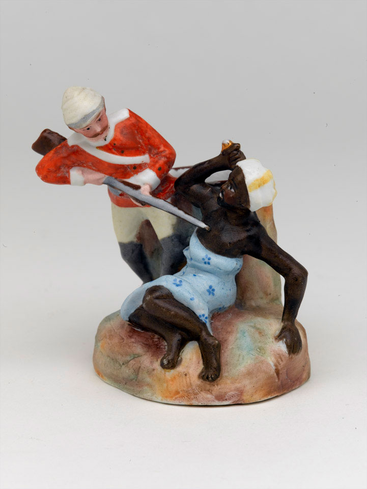 Camel Corps soldier fighting a Mahdist warrior, 1st Sudan War, 1884 ...