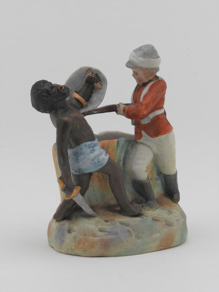 Camel Corps soldier fighting a Mahdist warrior, 1st Sudan War, 1884 ...