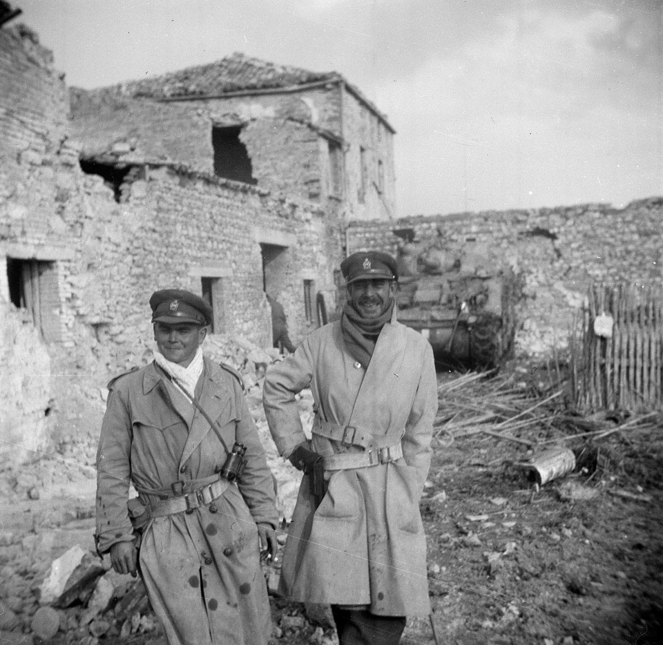Two officers of the County of London Yeomanry (Sharpshooters), Italy ...