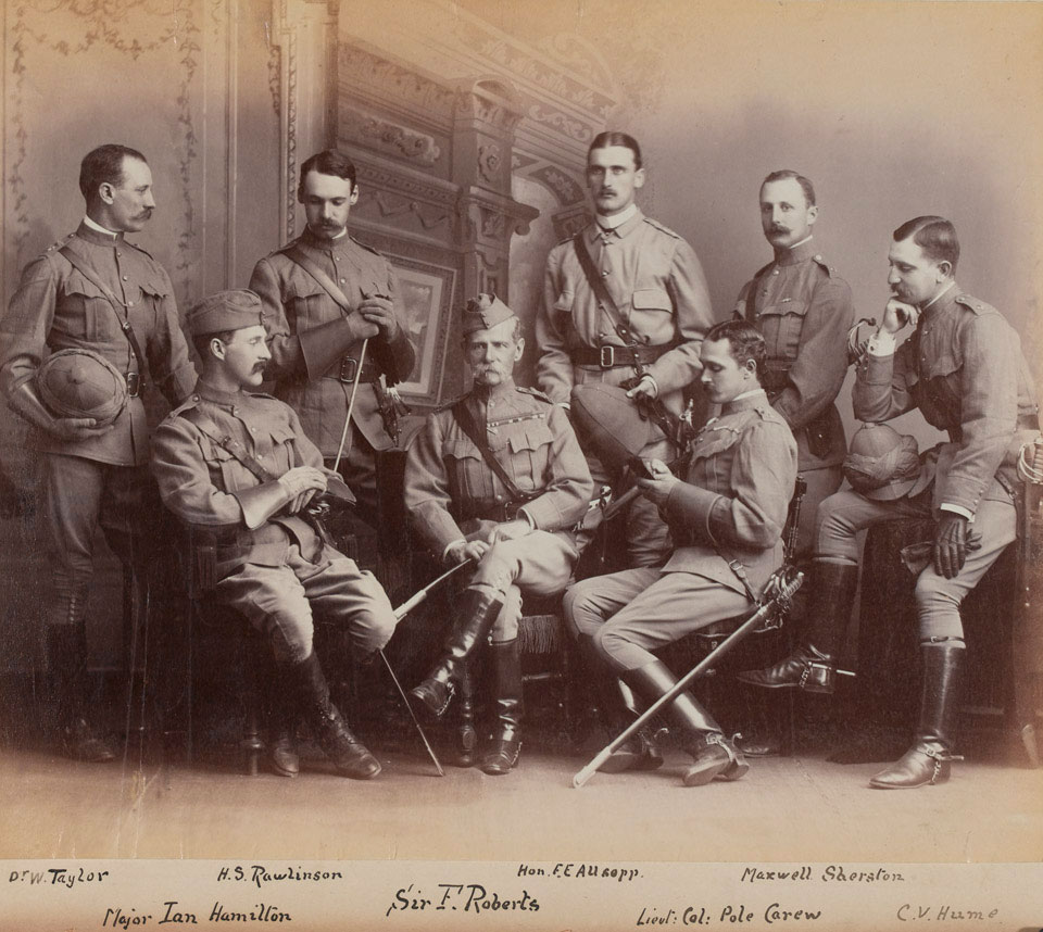 Field Marshal Lord Roberts and officers, 1886 (c). | Online Collection ...
