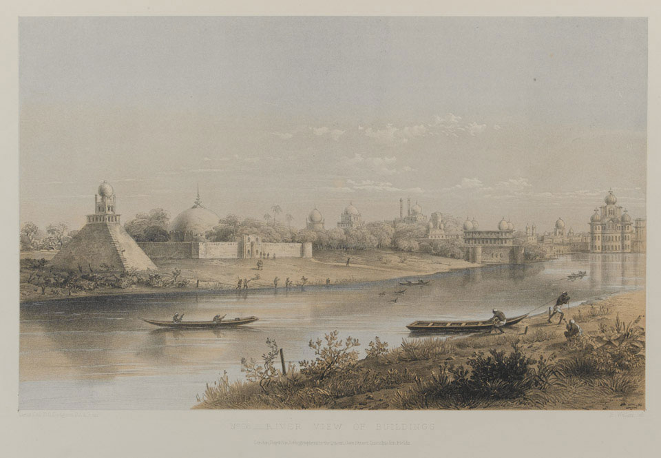 'River view of buildings', 1858 (c) | Online Collection | National Army ...