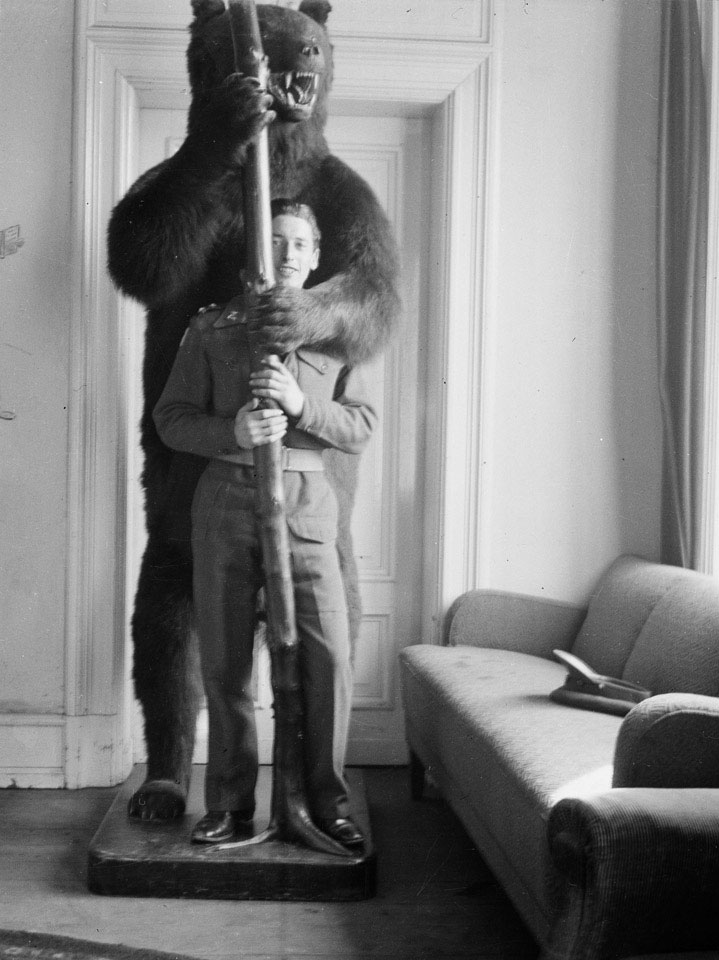 'The bear stolen from Lemkuhlen by Bernard Coates and Allan Baillie and ...