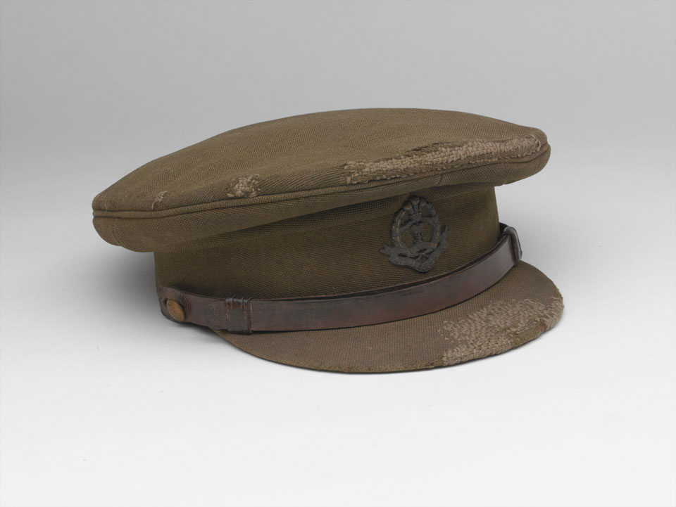 Forage cap worn by Lieutenant-Colonel Thomas Chattey, The Middlesex ...
