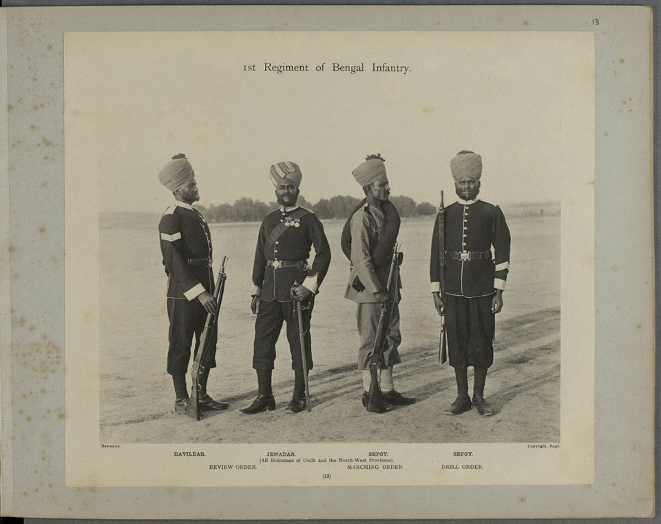 '1st Regiment of Bengal Infantry', 1893 | Online Collection | National ...