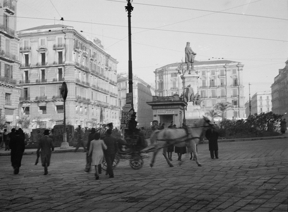 'Piazza by main station', Naples, January 1944 | Online Collection ...