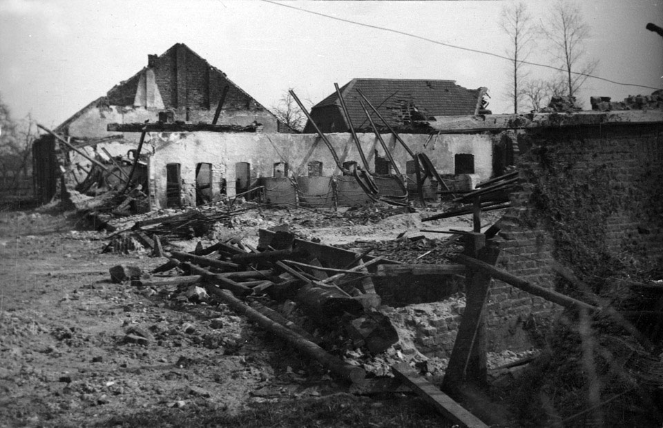 Destroyed farm, Uedem, Germany, 1945 | Online Collection | National ...