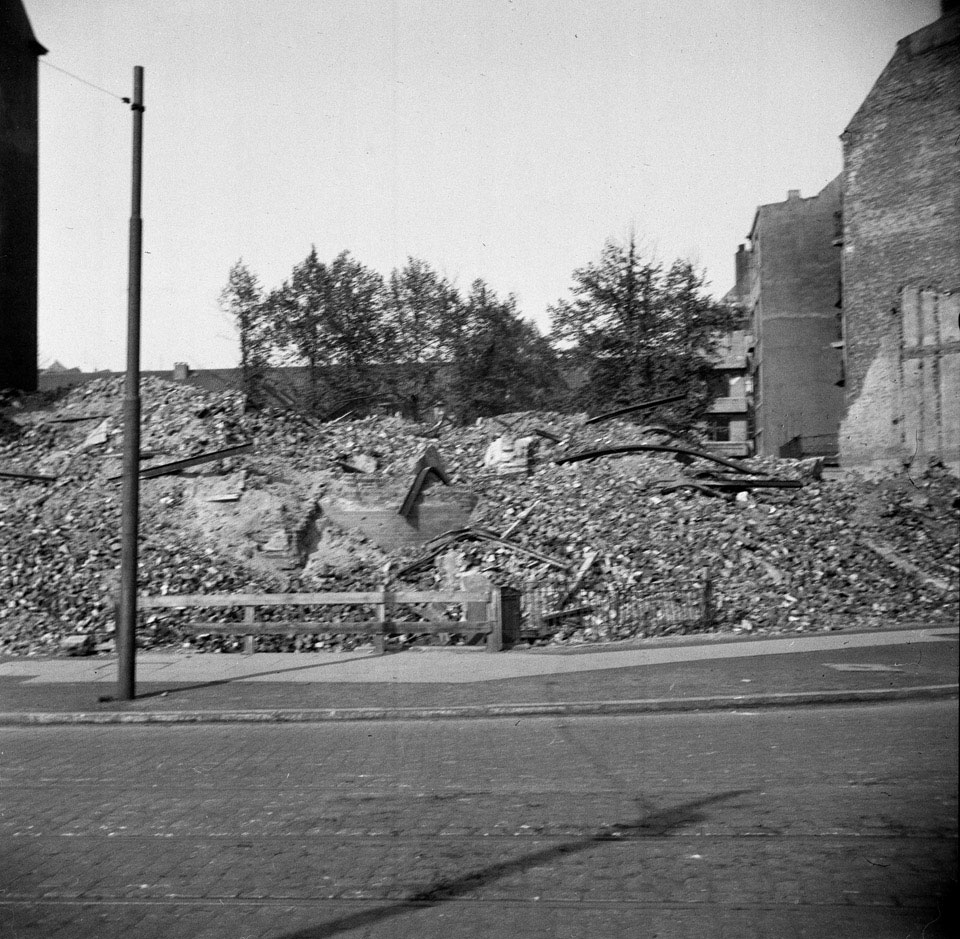 'Bomb damage at Hamburg', Germany, 1945 | Online Collection | National ...
