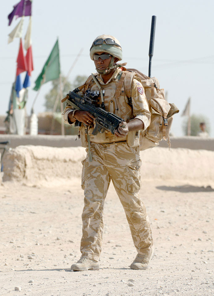 '5 SCOTS on patrol in Lashkar Gah', Helmand Province, Afghanistan, 2008 ...