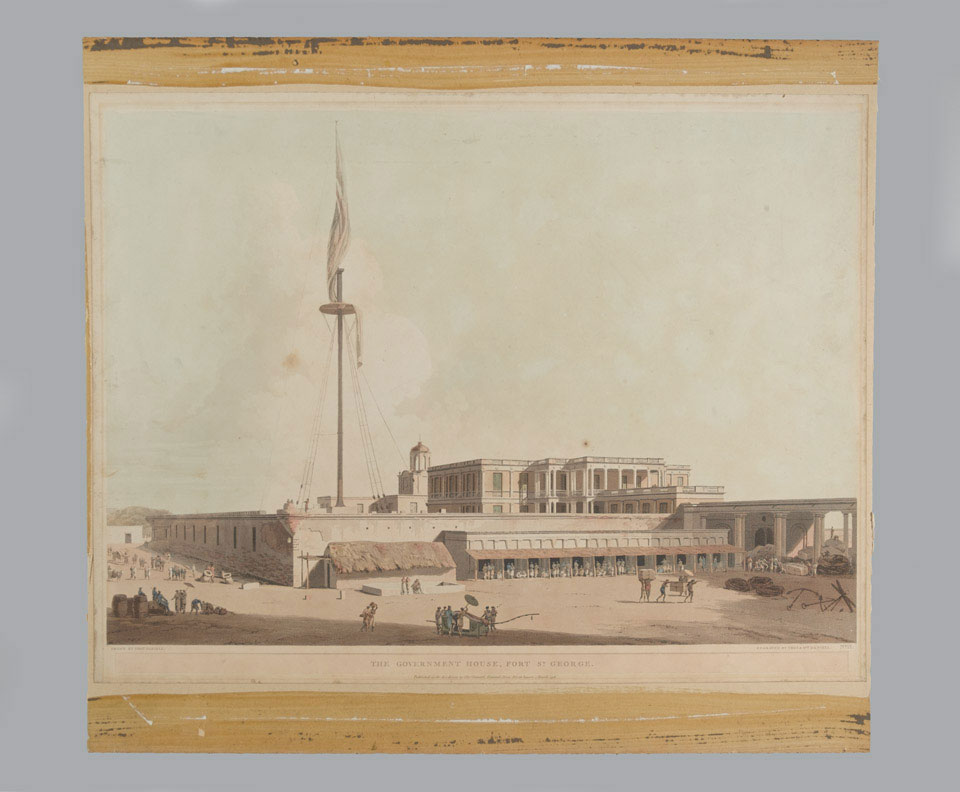The Government House, Fort St George, 1798 | Online Collection ...