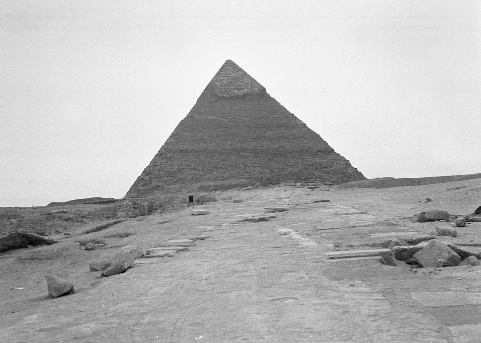 'Causeway and Pyramid', Giza, Egypt, 1942 (c). | Online Collection ...