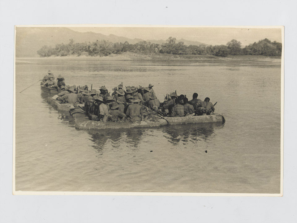 Crossing the River Chindwin, Burma, 1944 | Online Collection | National ...