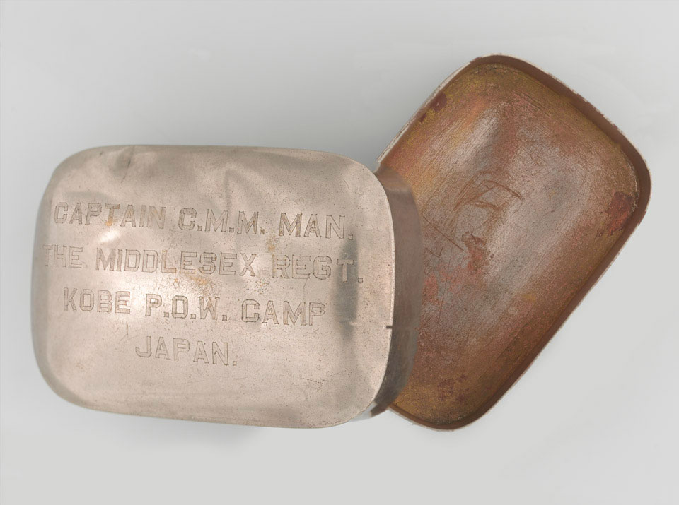 Soap box used by Captain C M M Man, 1st Battalion Middlesex Regiment ...
