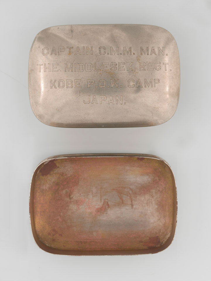 Soap box used by Captain C M M Man, 1st Battalion Middlesex Regiment ...