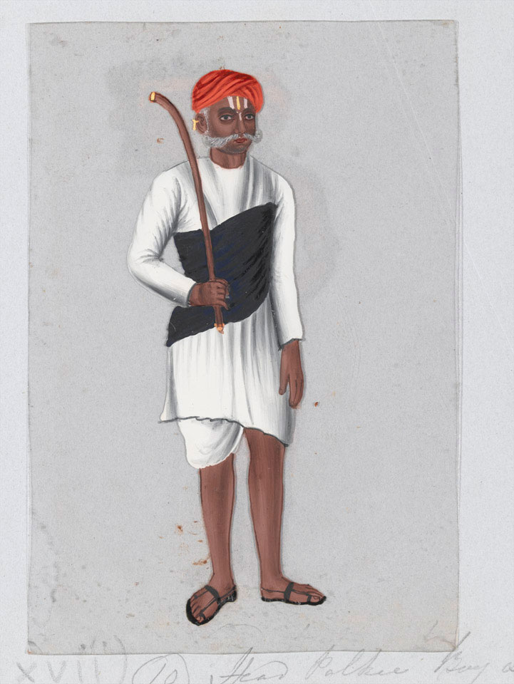 'Head Palkee Boy', India, 1835 (c) | Online Collection | National Army ...