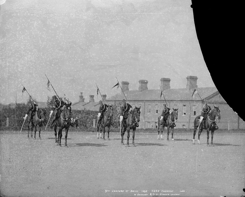9th Lancers at Drill, Glass Negative,1895 (c). | Online Collection ...