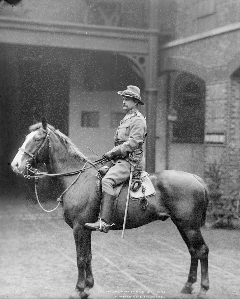 Colonel, Victorian Mounted Rifles, glass negative, 1897 (c) | Online ...