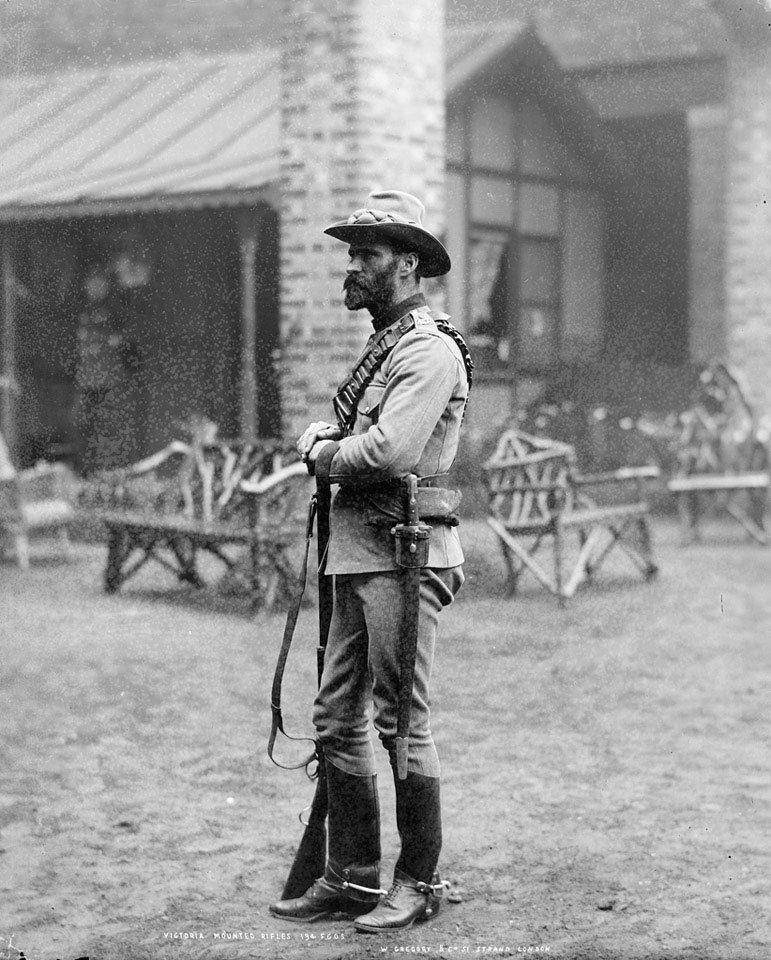 Glass negative, Victoria Mounted Rifles, 1897 (c) | Online Collection ...