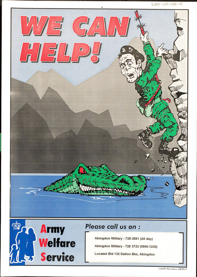 Leaflet advertising the Army Welfare Service, 1990s (c) | Online Collection | National Army ...